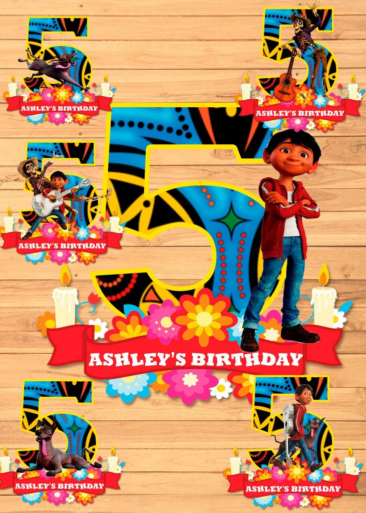 Coco Birthday Centerpieces (6) - oscarsitosroom