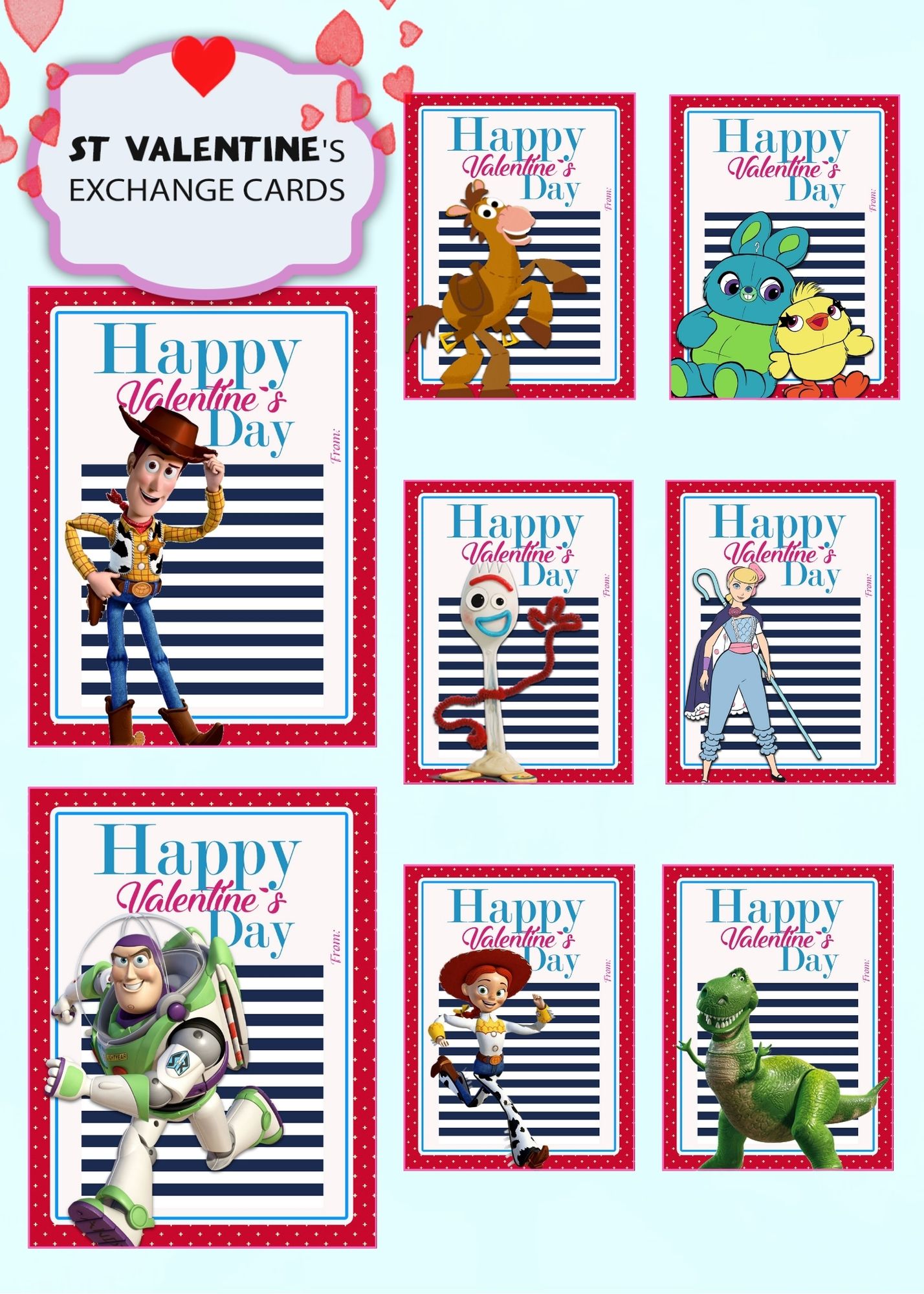 Amazing Toy Story Valentines Day Cards - oscarsitosroom
